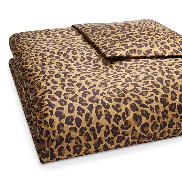 HOME TREASURES Kenya Duvet Cover, Queen - Leopard