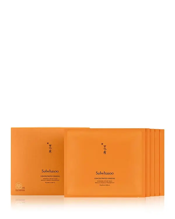 SULWHASOO Concentrated Ginseng Renewing Sheet Masks, Pack Of 5 - No Color