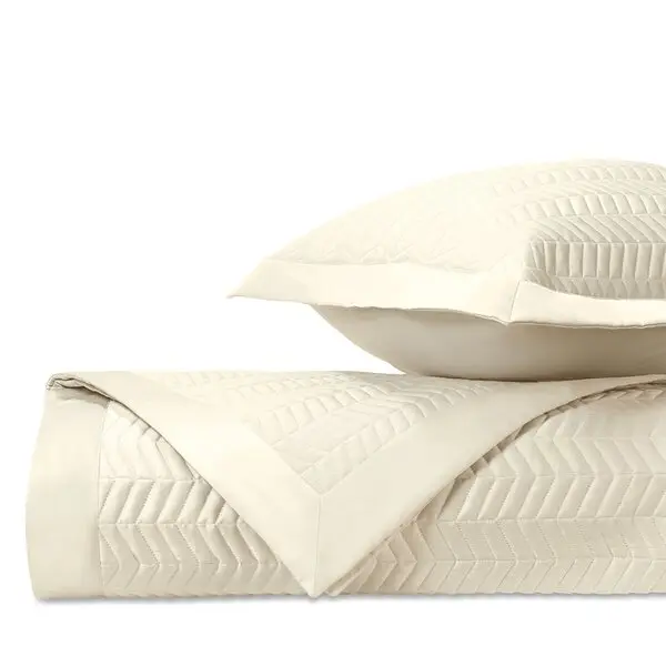HOME TREASURES Chester Standard Quilted Sham, Pair - Ivory