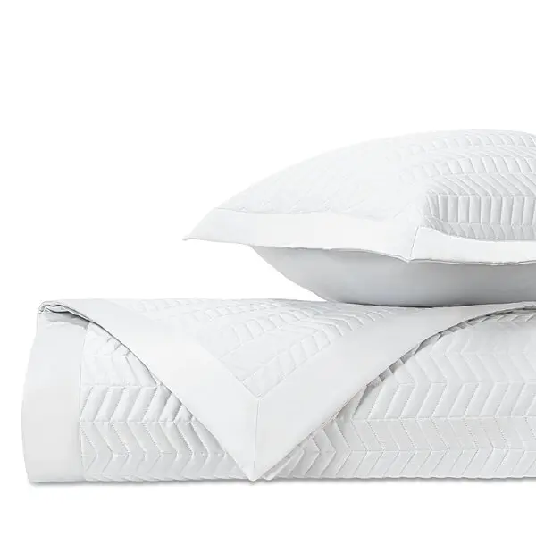 HOME TREASURES Chester King Quilted Sham, Pair - White