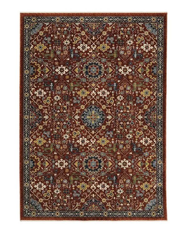 ORIENTAL WEAVERS Aberdeen 006r1 Area Rug, 7'10 X 10'10 - Red