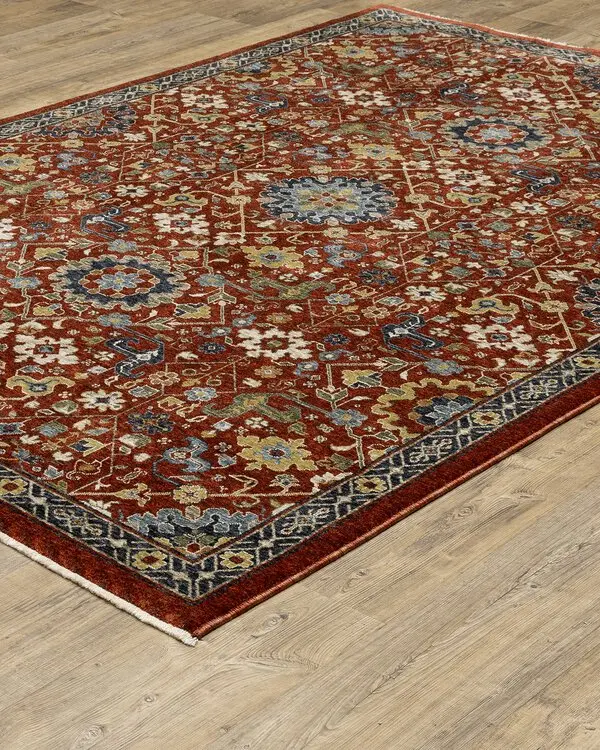 ORIENTAL WEAVERS Aberdeen 006r1 Area Rug, 7'10 X 10'10 - Red