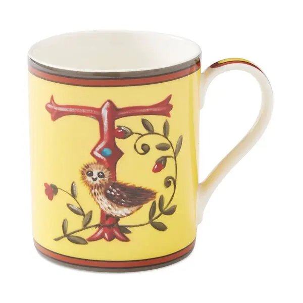SPODE Kit Kemp Alphabet Mug - T