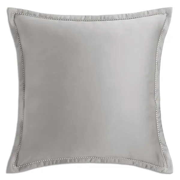SKY 500tc Wrinkle Resistant Sateen Euro Shams, Pair Exclusive - Ash Grey