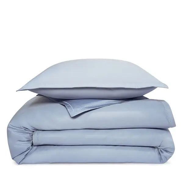 SKY 500tc Wrinkle Resistant Sateen Duvet Cover Set, Full/queen - Coast Blue