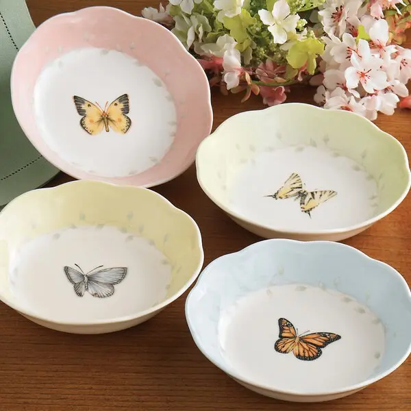 LENOX Butterfly Meadow Fruit Dish, Set Of 4