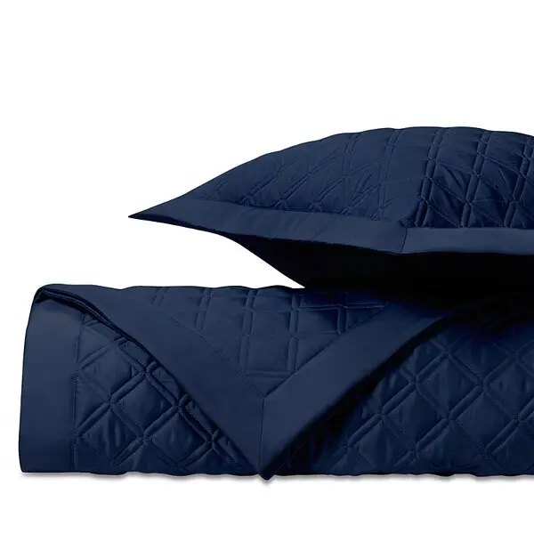 HOME TREASURES Renaissance Euro Quilted Sham Set - Navy
