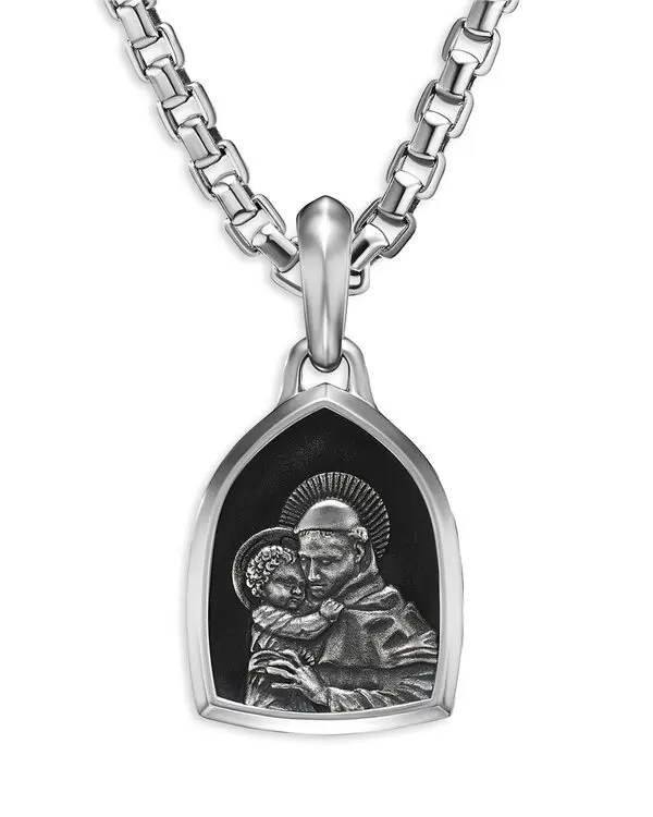 David Yurman Sterling Silver Amulets St. Anthony Pendant