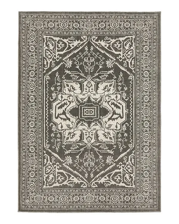 ORIENTAL WEAVERS Intrigue Int04 Area Rug, 5'3 X 7'6 - Gray