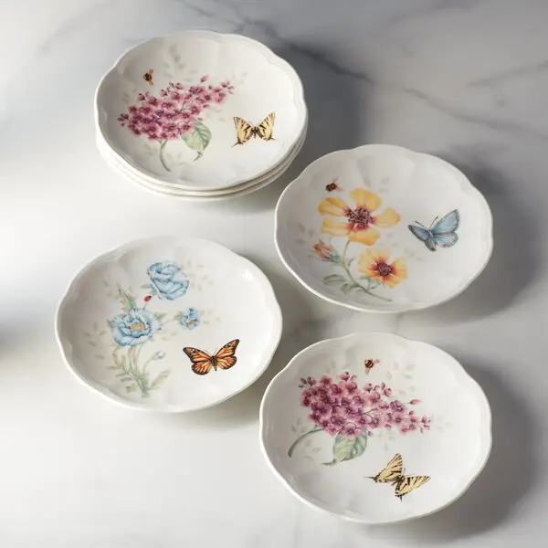 LENOX Butterfly Meadow 6-piece Party Plate Set