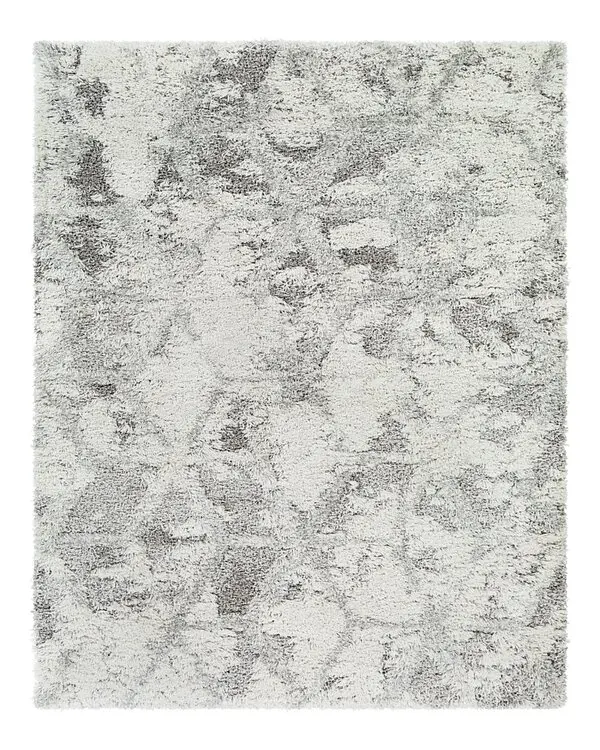 Livabliss Alta Shag Asg-2302 Area Rug, 7'10 X 10 - Silver