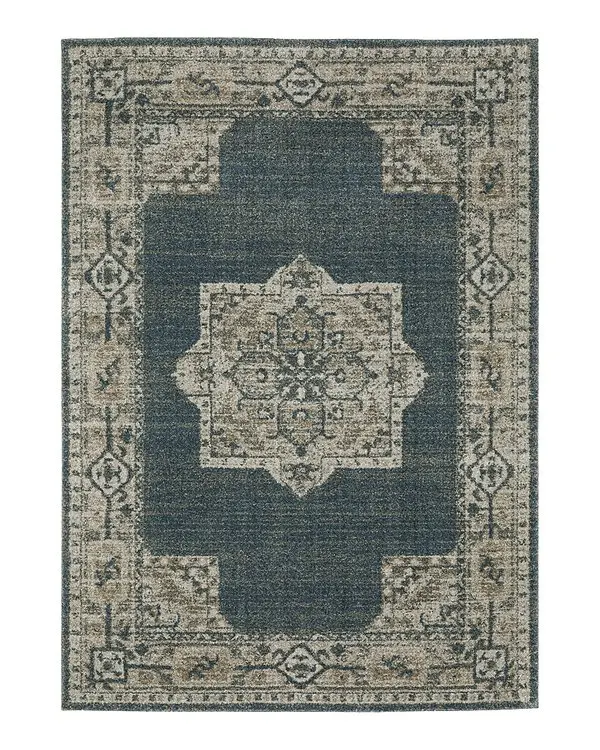 ORIENTAL WEAVERS Alton 5501b Runner Area Rug, 2'3 X 7'6 - Blue