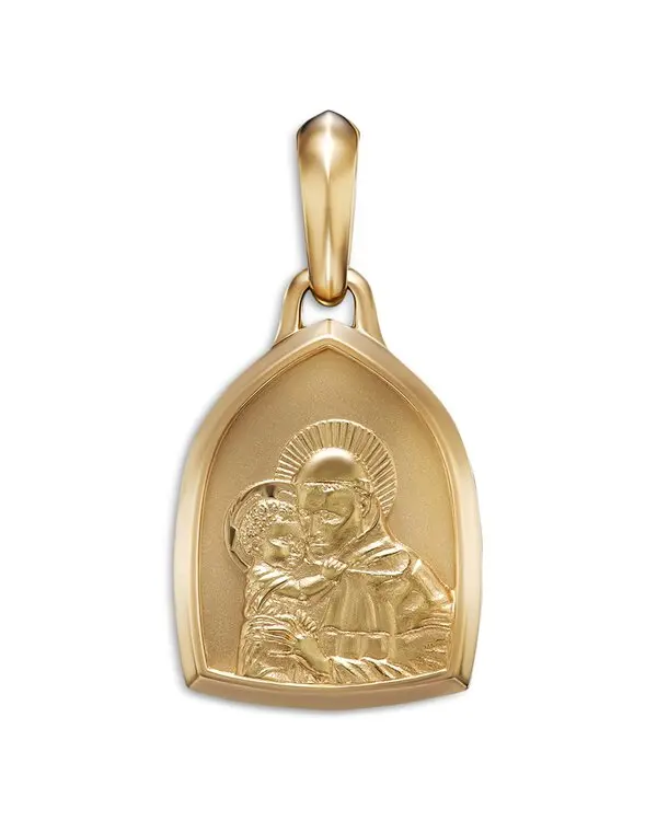 David Yurman 18k Yellow St. Anthony Pendant