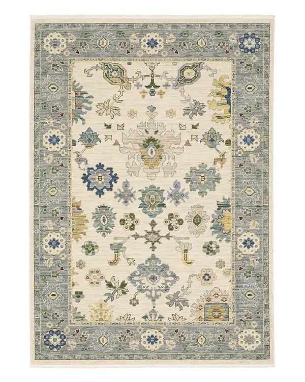 ORIENTAL WEAVERS Lucca 846h1 Area Rug, 5'3 X 7'6 - Ivory