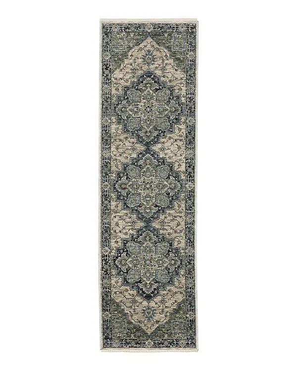 ORIENTAL WEAVERS Aberdeen 051g1 Runner Area Rug, 2'3 X 7'6 - Blue
