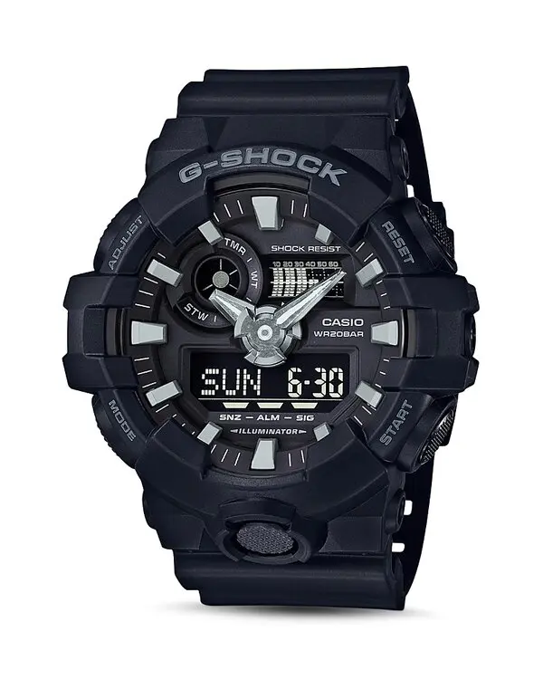 G-Shock Front Button Watch, 51.2mm - Black
