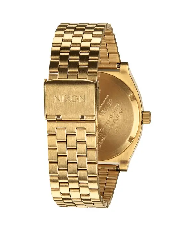 Nixon Time Teller Watch 37mm - Gold