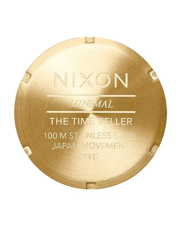 Nixon Time Teller Watch 37mm - Gold