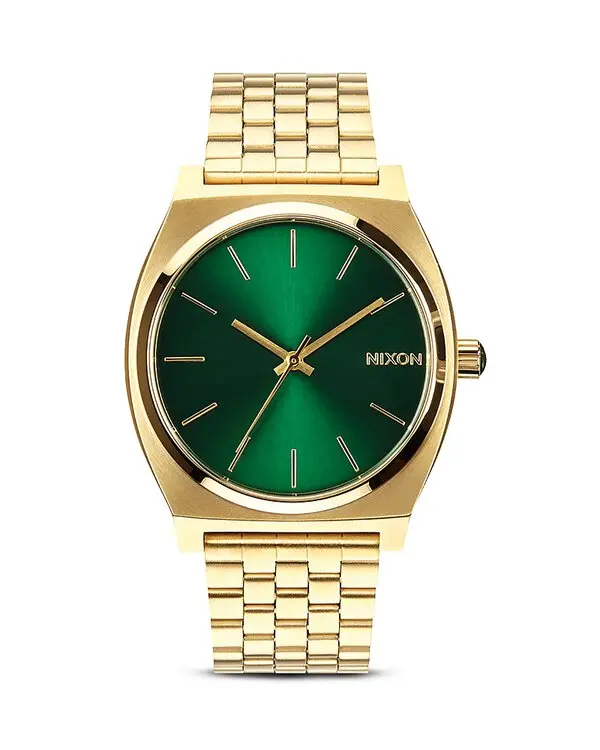 Nixon Time Teller Watch 37mm - Green Sunray