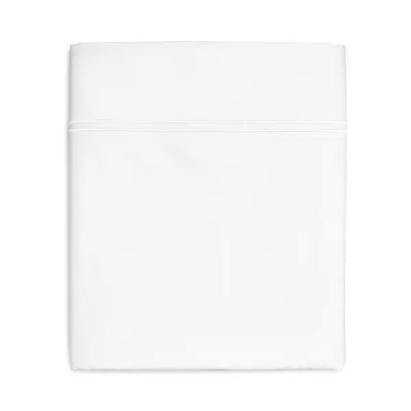 HUDSON PARK COLLECTION 800tc Egyptian Sateen Flat Sheet, Queen Exclusive - White