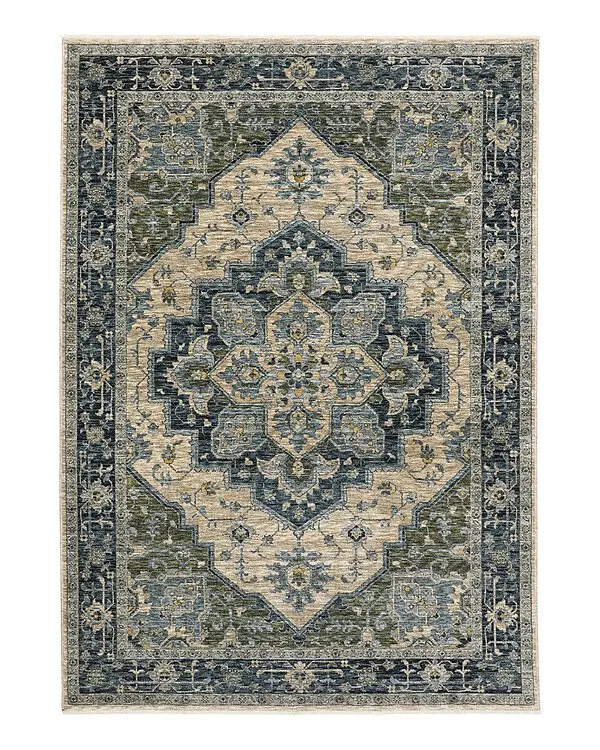 ORIENTAL WEAVERS Aberdeen 051g1 Area Rug, 9'10 X 12'10 - Blue