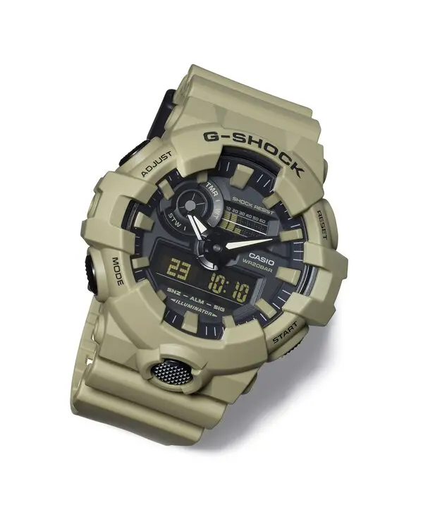 G-Shock Watch, 53.4mm - Biege