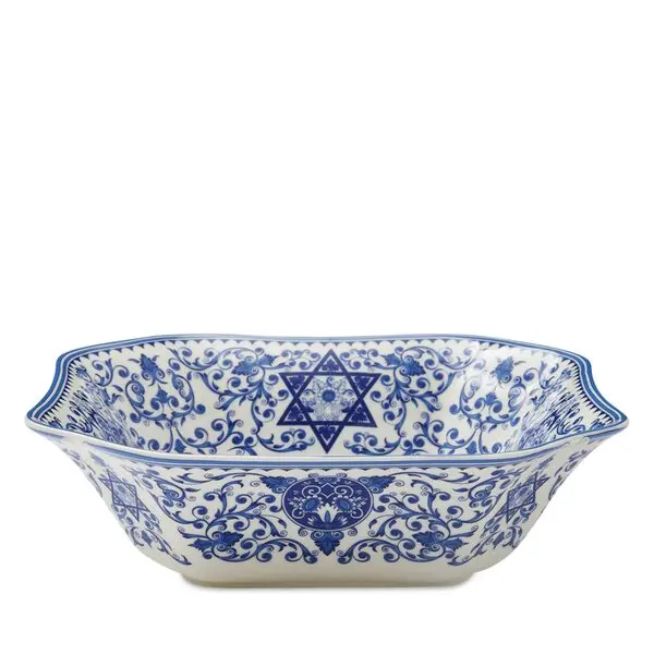 SPODE Judaica Square Salad/serving Dish