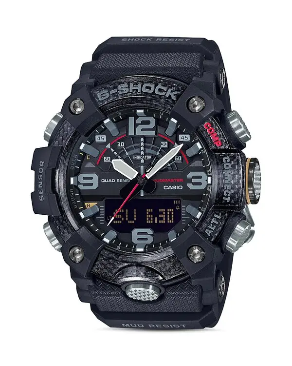 G-Shock Master Of G Mudmaster Watch, 53.1mm - Black