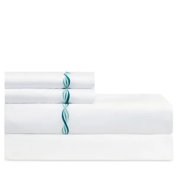 HOME TREASURES Cadence King Pillowcase, Pair - Aqua