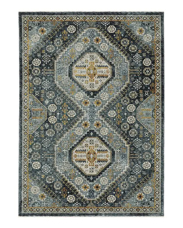 ORIENTAL WEAVERS Aberdeen 7150b Area Rug, 3'3 X 5 - Blue Gold