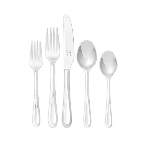 SPODE Kit Kemp Scoop 20 Piece Cutlery Set - Silver