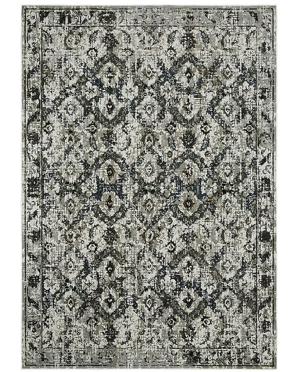 ORIENTAL WEAVERS Gemini 1003e Area Rug, 6'7 X 9'6 - Charcoal
