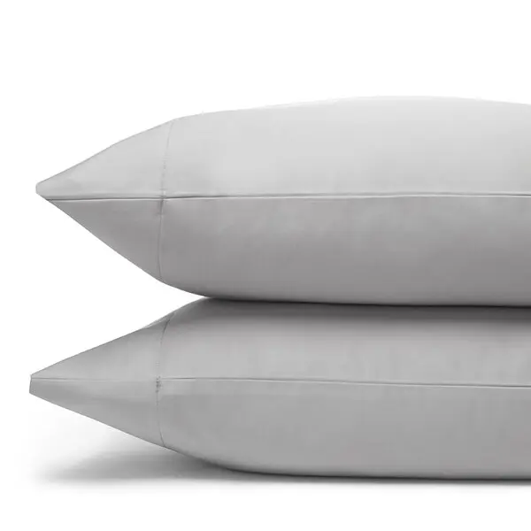 SKY 500tc Wrinkle Resistant Sateen Standard Pillowcases, Pair Exclusive - Ash Grey