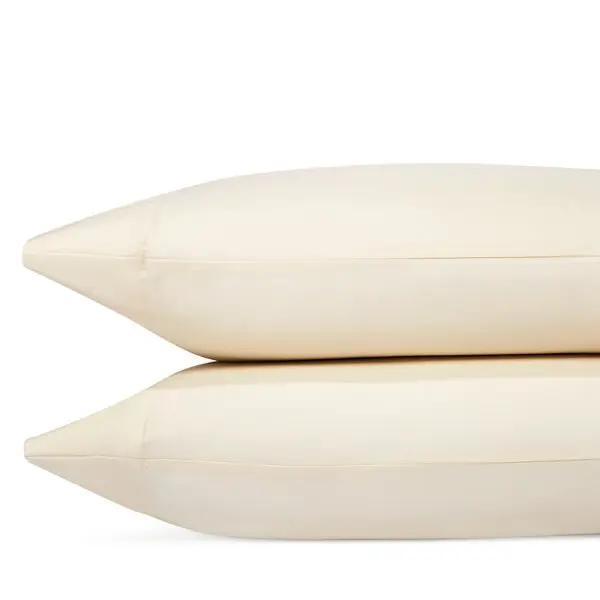 SKY 500tc Wrinkle Resistant Sateen Standard Pillowcases, Pair Exclusive - Ivory