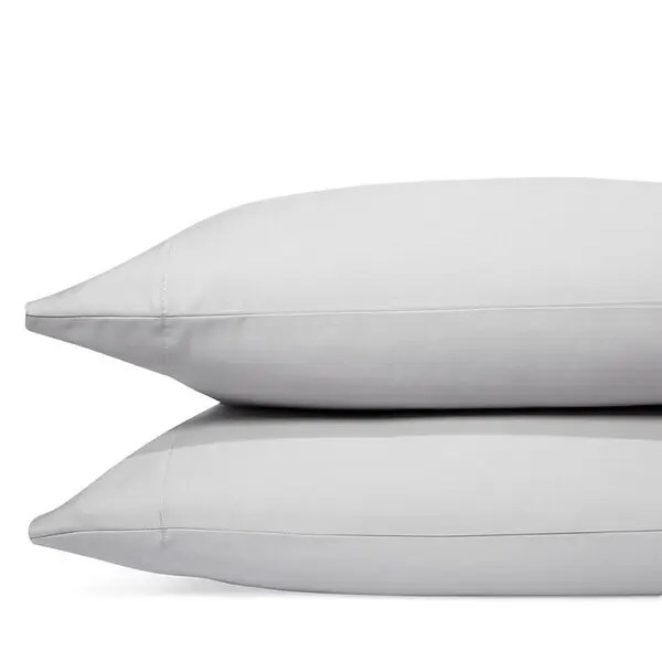 SKY 500tc Wrinkle Resistant Sateen Standard Pillowcases, Pair Exclusive - Mineral Grey