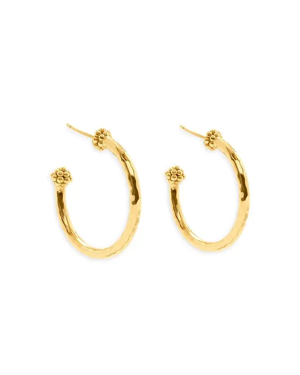 CAPUCINE DE WULF Berry Medium Hoop Earrings - Gold