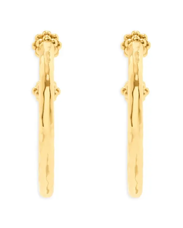 CAPUCINE DE WULF Berry Medium Hoop Earrings - Gold