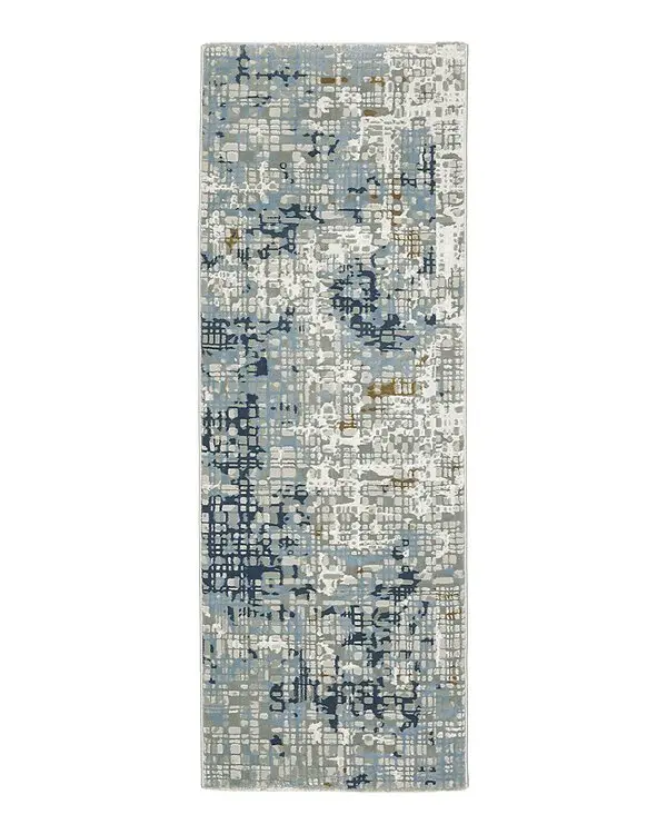 ORIENTAL WEAVERS Easton 011e3 Runner Area Rug, 2'3 X 7'6 - Blue