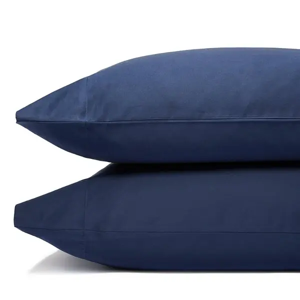 SKY 500tc Wrinkle Resistant Sateen King Pillowcases, Pair Exclusive - Navy