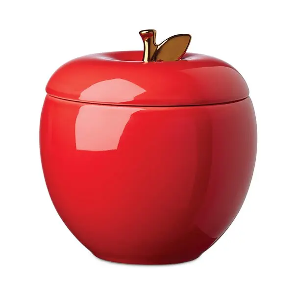 Kate Spade New York Knock On Wood Apple Cookie Jar - Red