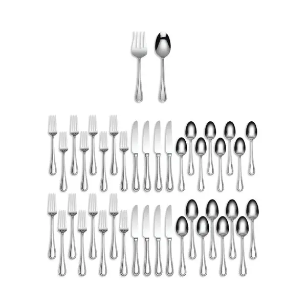 HUDSON PARK COLLECTION Calista Mirror 42-piece Everyday Flatware Set Exclusive