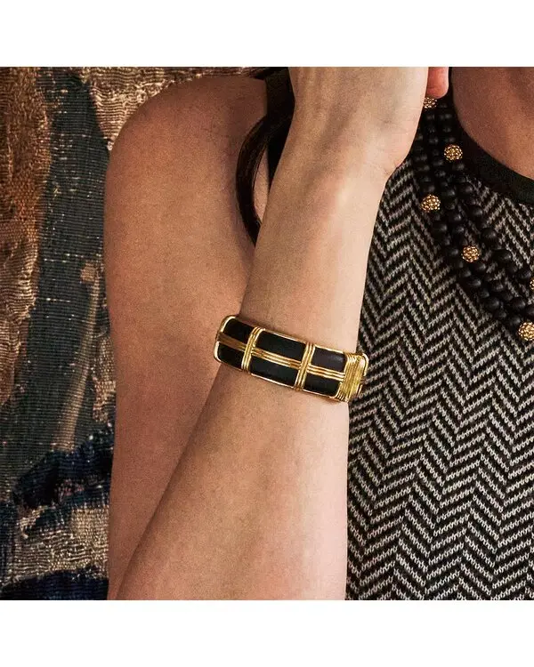 CAPUCINE DE WULF Gaia Bangle - Ebony