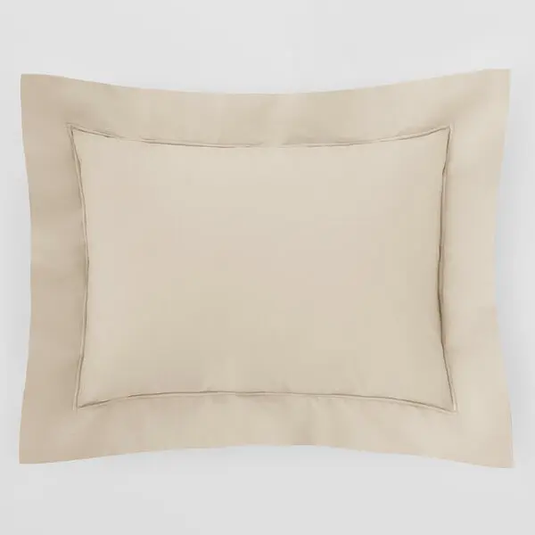 ANNE DE SOLENE Vexin Boudoir Sham - Grege