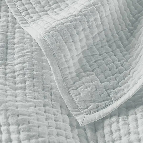 SKY Pickstitch Coverlet Set, Full/queen Exclusive - Reflection Gray