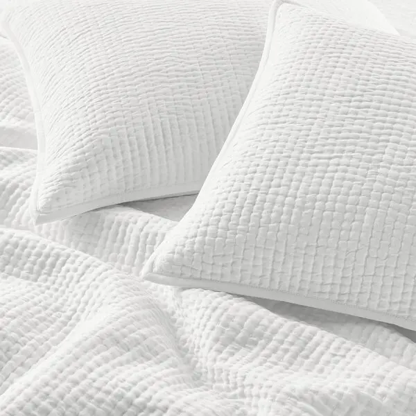SKY Pickstitch Coverlet Set, Twin Exclusive - White