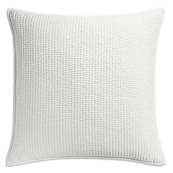 SKY Pickstitch Euro Sham Exclusive - White