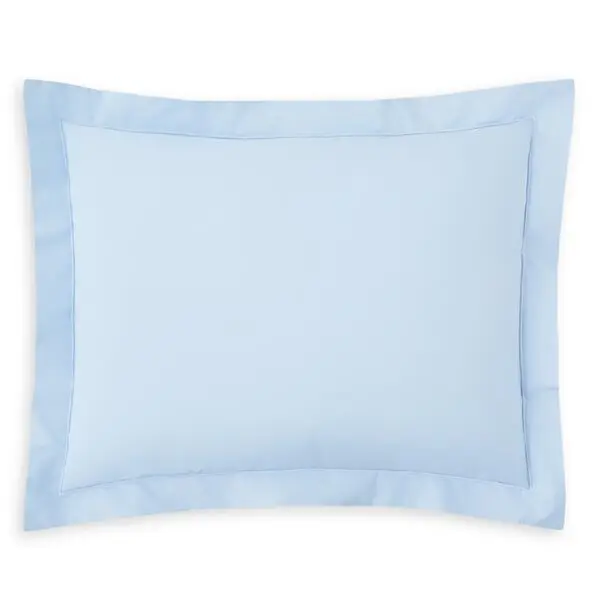ANNE DE SOLENE Vexin King Sham - Azur Blue