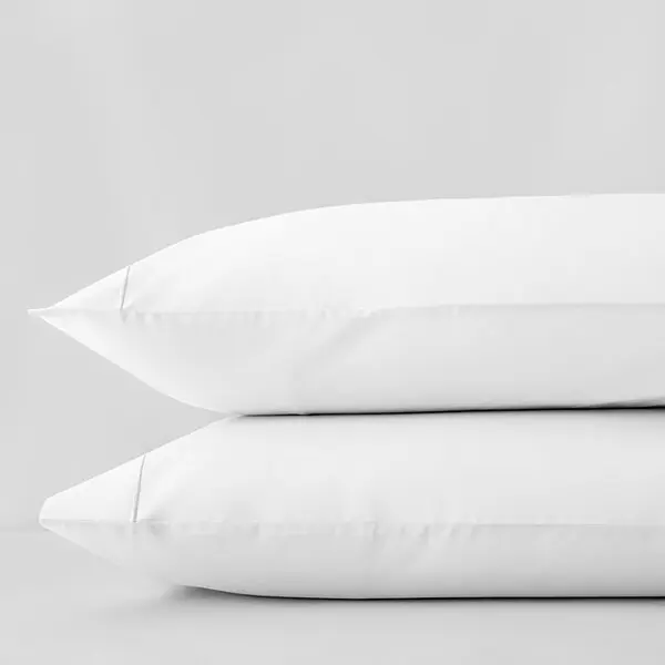 ANNE DE SOLENE Vexin Standard Pillowcases, Pair - Blanc