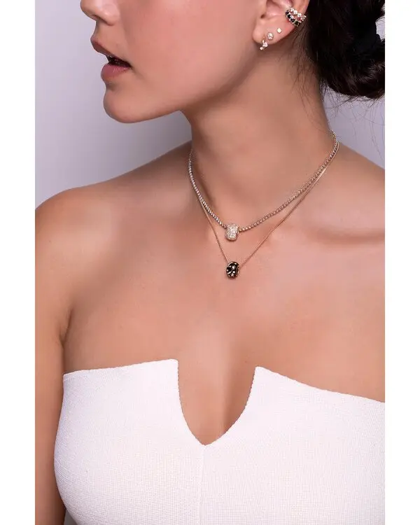 Adina Reyter 14k Yellow Diamond Riviera Necklace - Gold