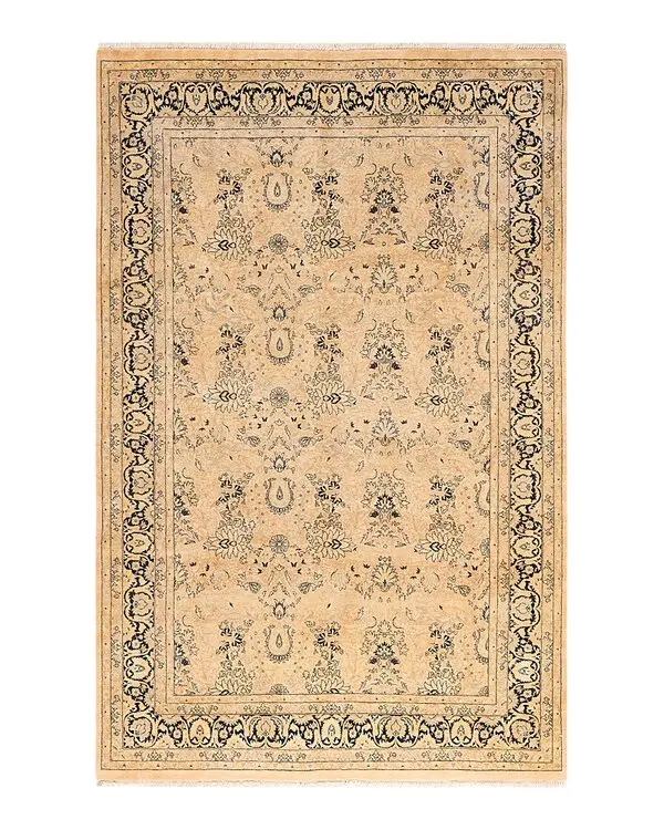 Bloomingdale'S Mogul Area Rug, 6' X 9'3 - Beige